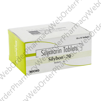 Silybon (Silymarin) - 70mg (10 Tablets)| Antiretroviral| Diabetes| Life